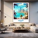 Doha Travel Wall Art, Doha Skyline, Doha Qatar Wall Art Poster, City ...