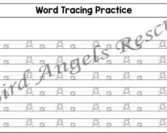 Printable Kids Handwriting Practice Paper Preschool Writing - Etsy