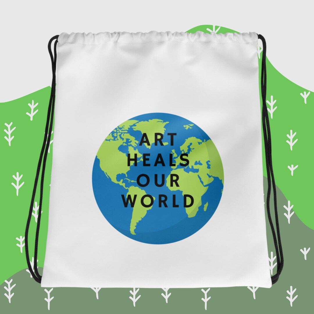 Drawstring Bag Organize Plan Pack and Be the Beautiful You - Etsy