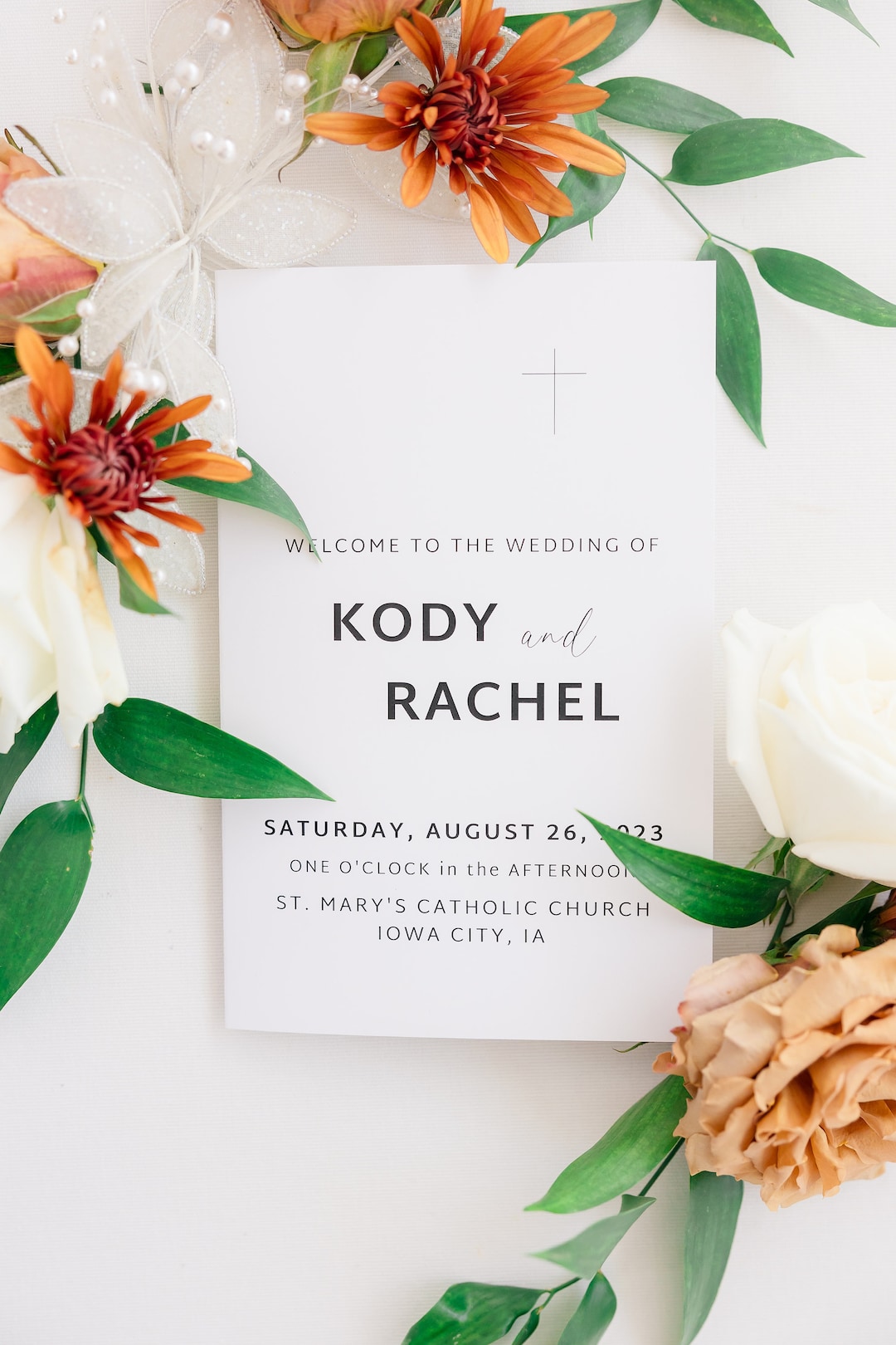 Simple Catholic Wedding Program WITHOUT Mass - Etsy