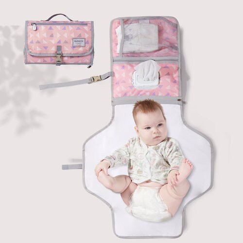 Portable Diaper Changing Pad Waterproof & Spacious Travel Baby Mat - Etsy