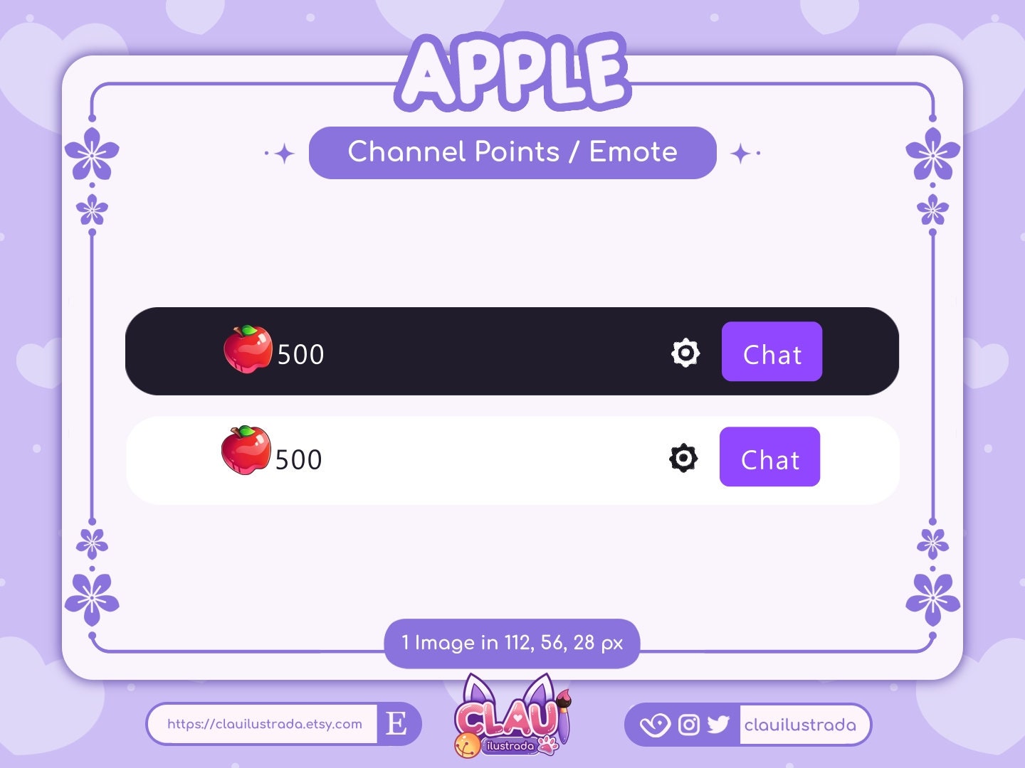 Apple Channel Points for Twitch Twitch Channel Point Icon Twitch Emotes ...