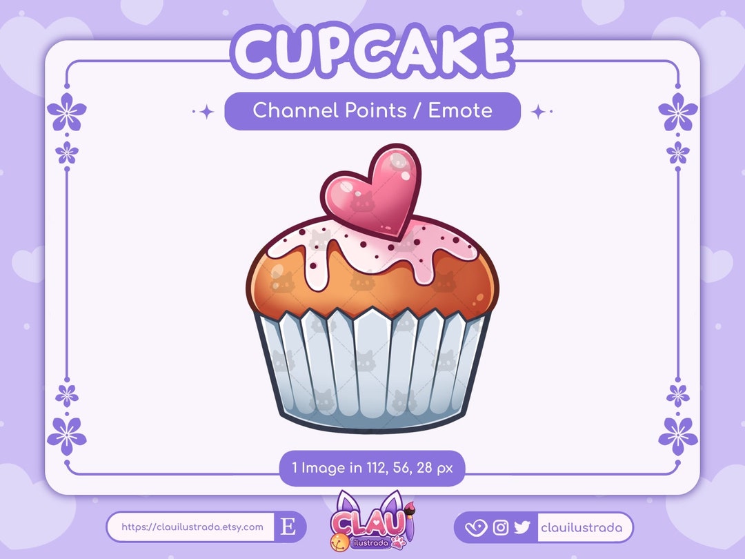 Cupcake Channel Points for Twitch Twitch Channel Point Icon Twitch ...