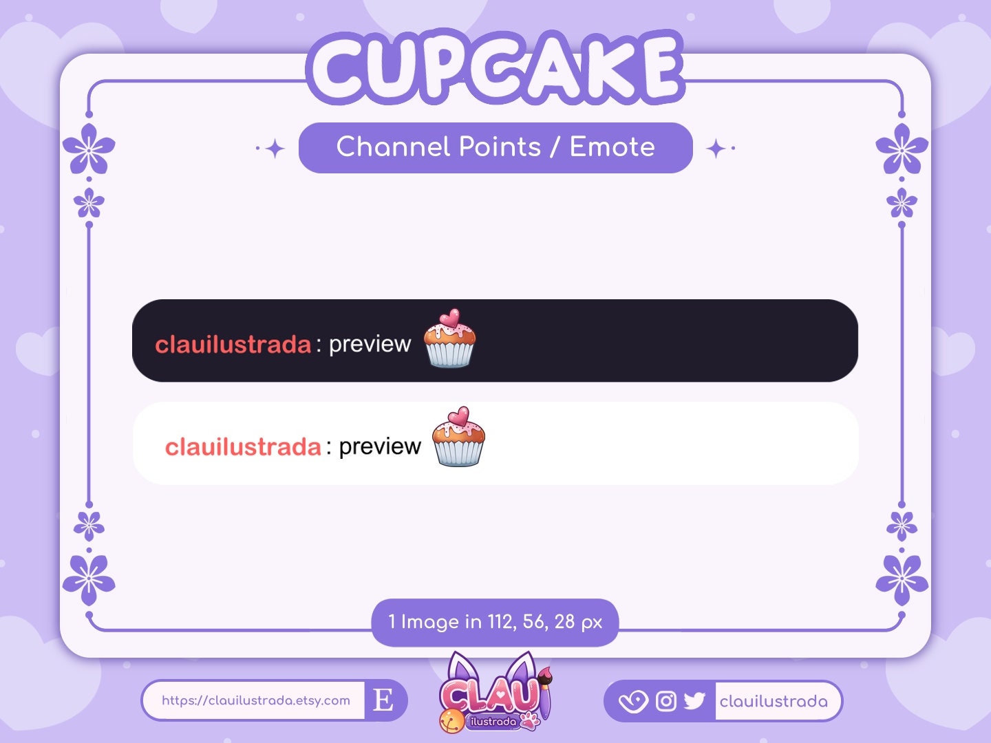 Cupcake Channel Points for Twitch Twitch Channel Point Icon Twitch ...