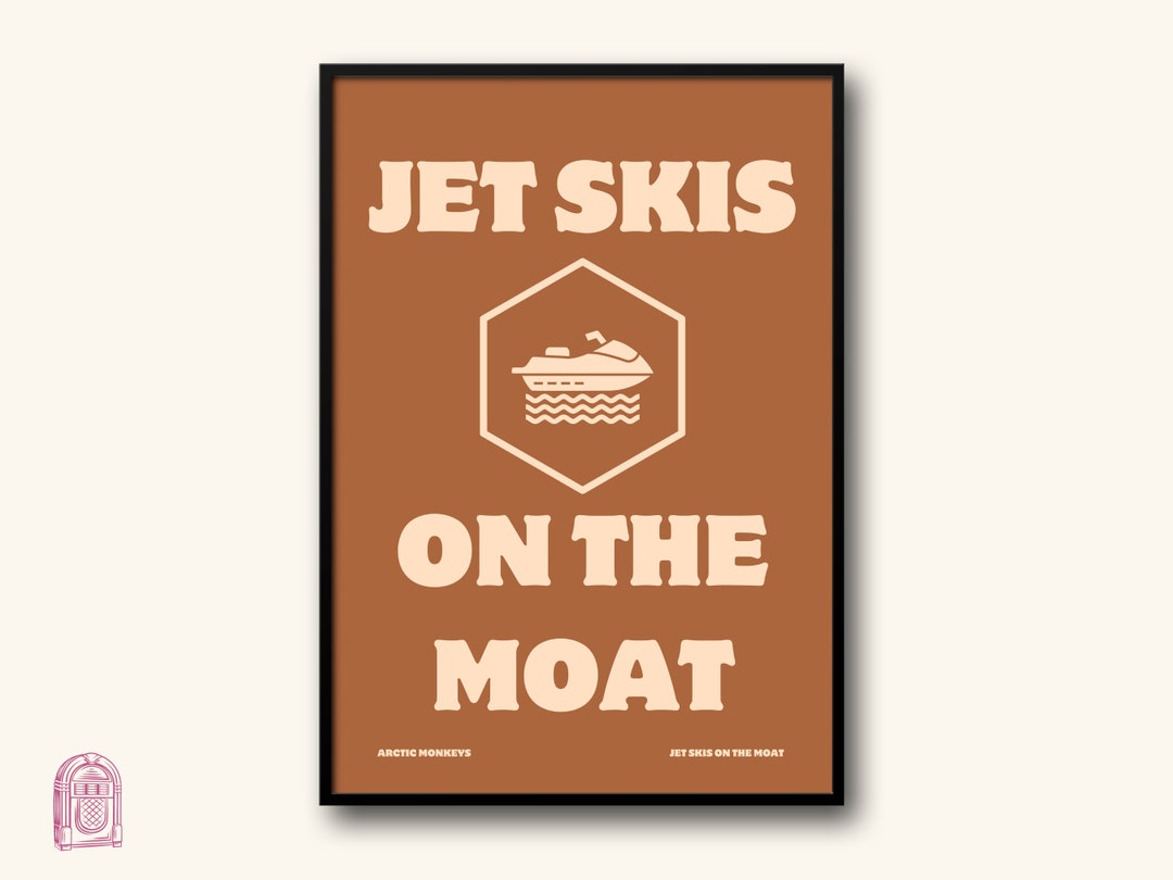 Jet Skis on the Moat Lyrics Print // Music Print // 5"x7" 12"x16" 18 ...