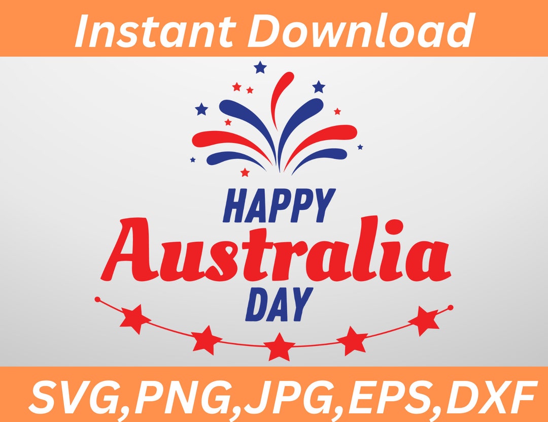 Happy Australia Day, Australia Day Svg, Australian Day Svg, Happy ...