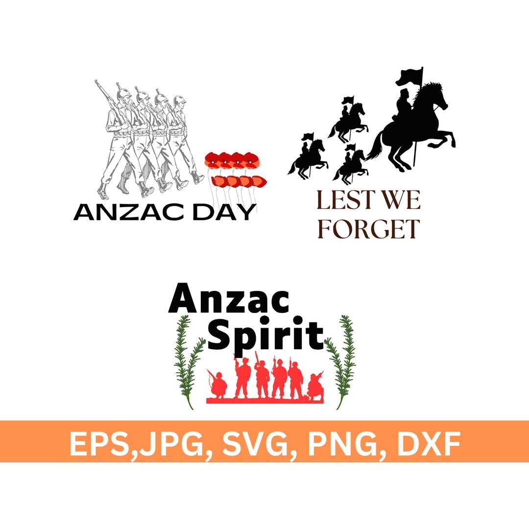 Anzac Day Svg , Lest We Forget Svg , Anzac Silhouette Svg , Remembrance ...
