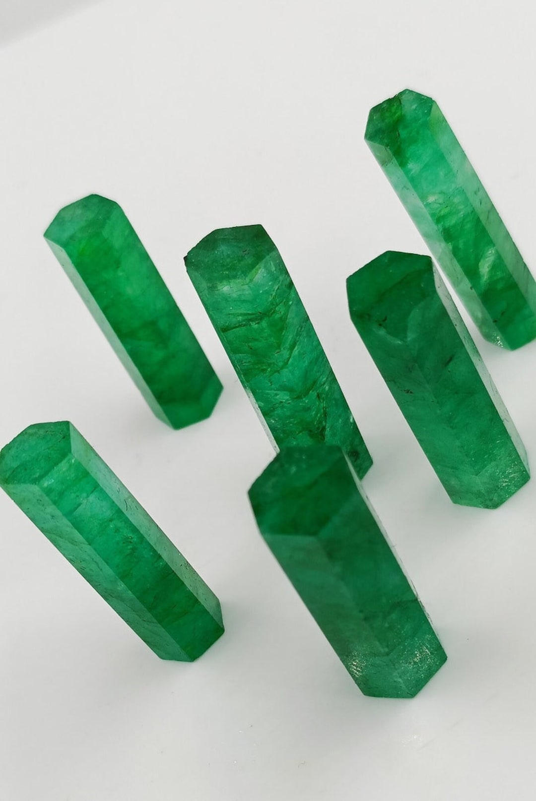 Raw Emerald Crystal, Natural Green Emerald Rough, A Grade Emerald ...