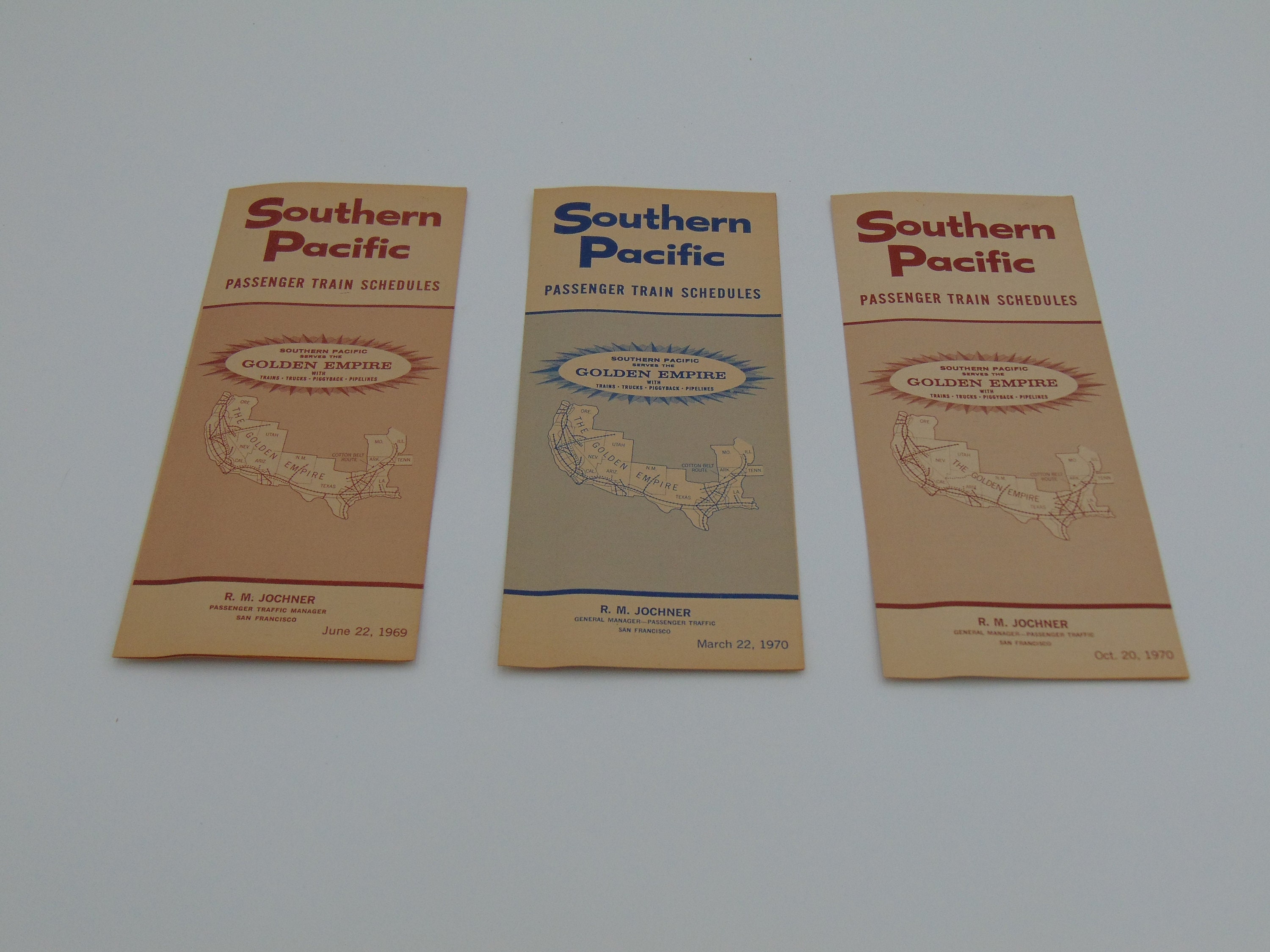 Southern Pacific Timetables 1969 and 1970 - Etsy