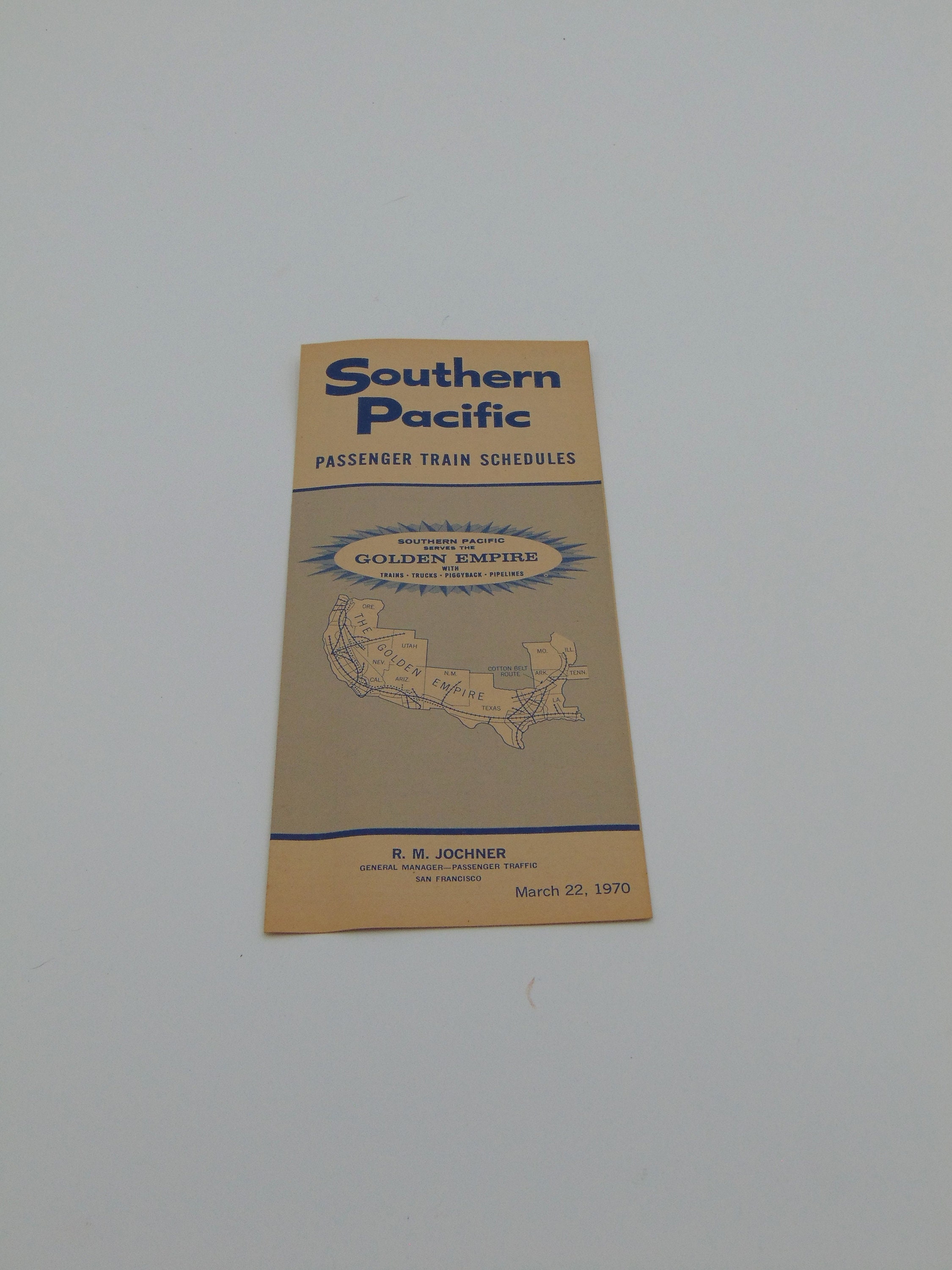 Southern Pacific Timetables 1969 and 1970 - Etsy