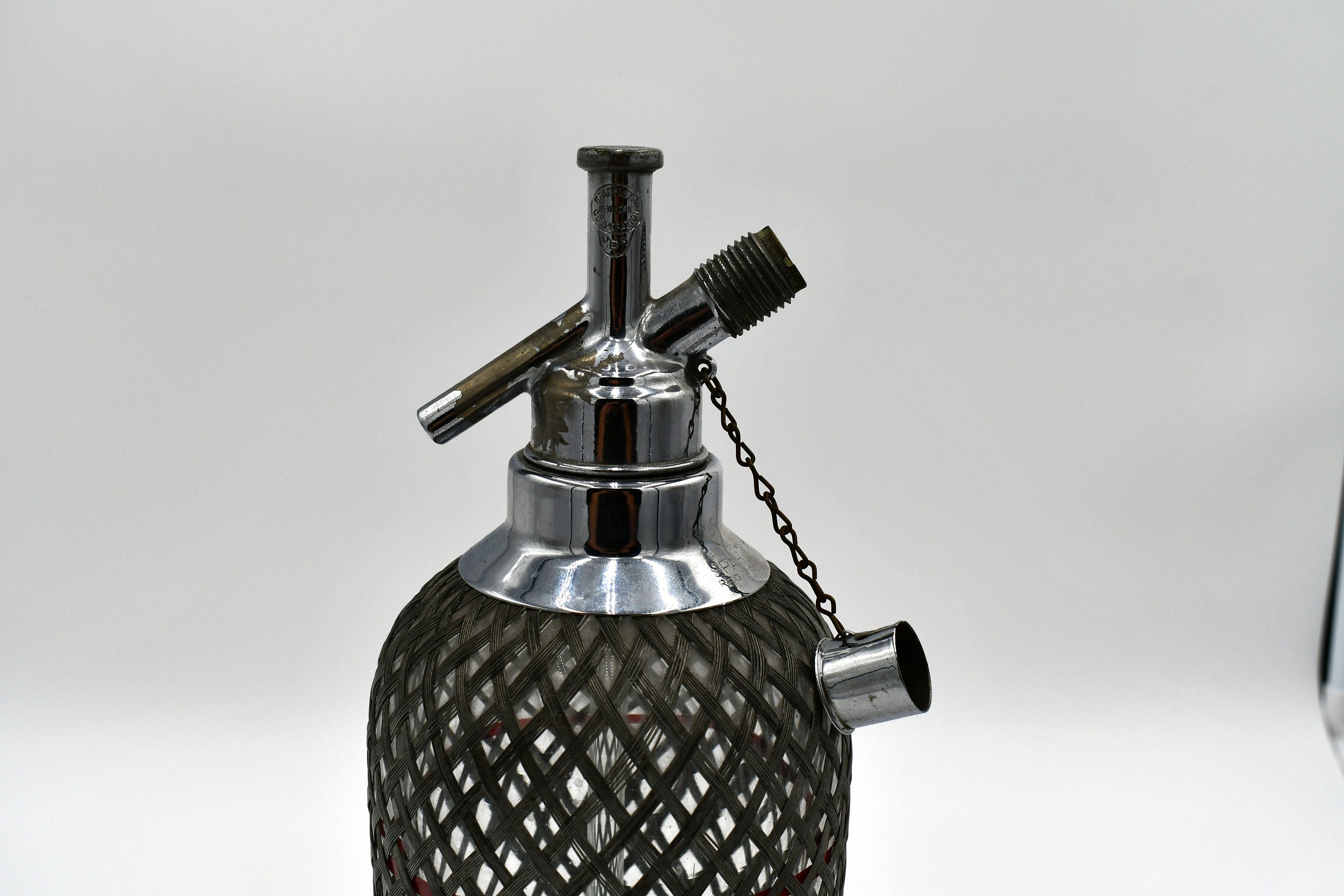 1940's Sparkletts Vintage Mesh Seltzer Bottle - Etsy