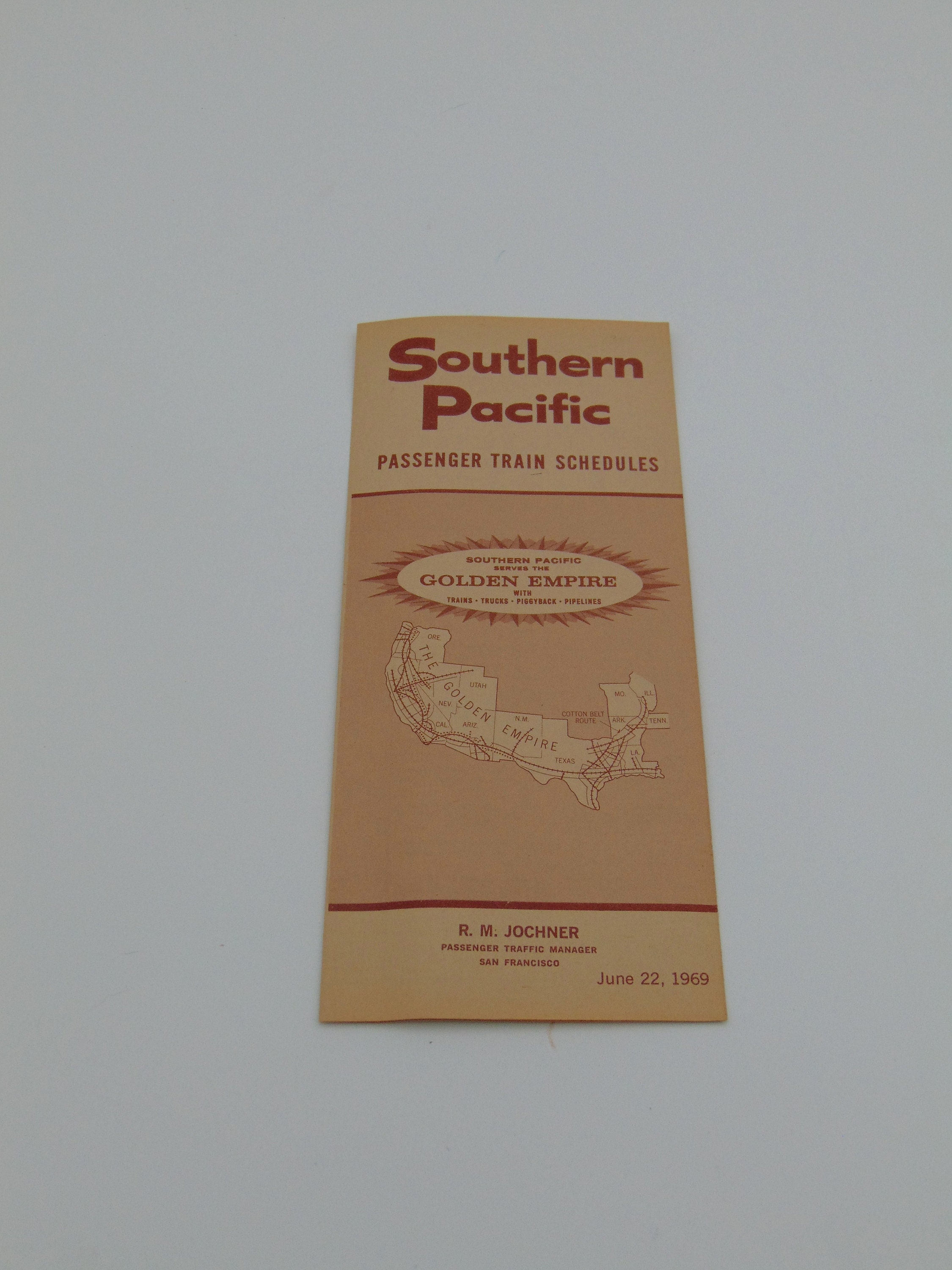 Southern Pacific Timetables 1969 and 1970 - Etsy