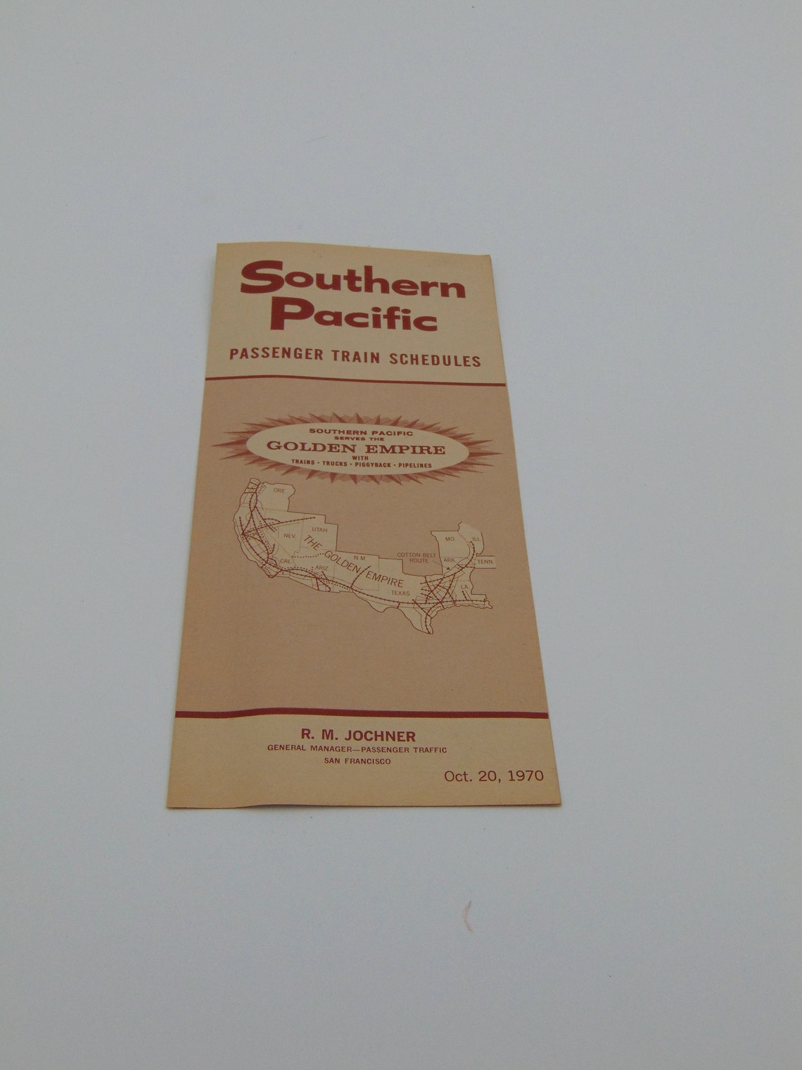 Southern Pacific Timetables 1969 and 1970 - Etsy