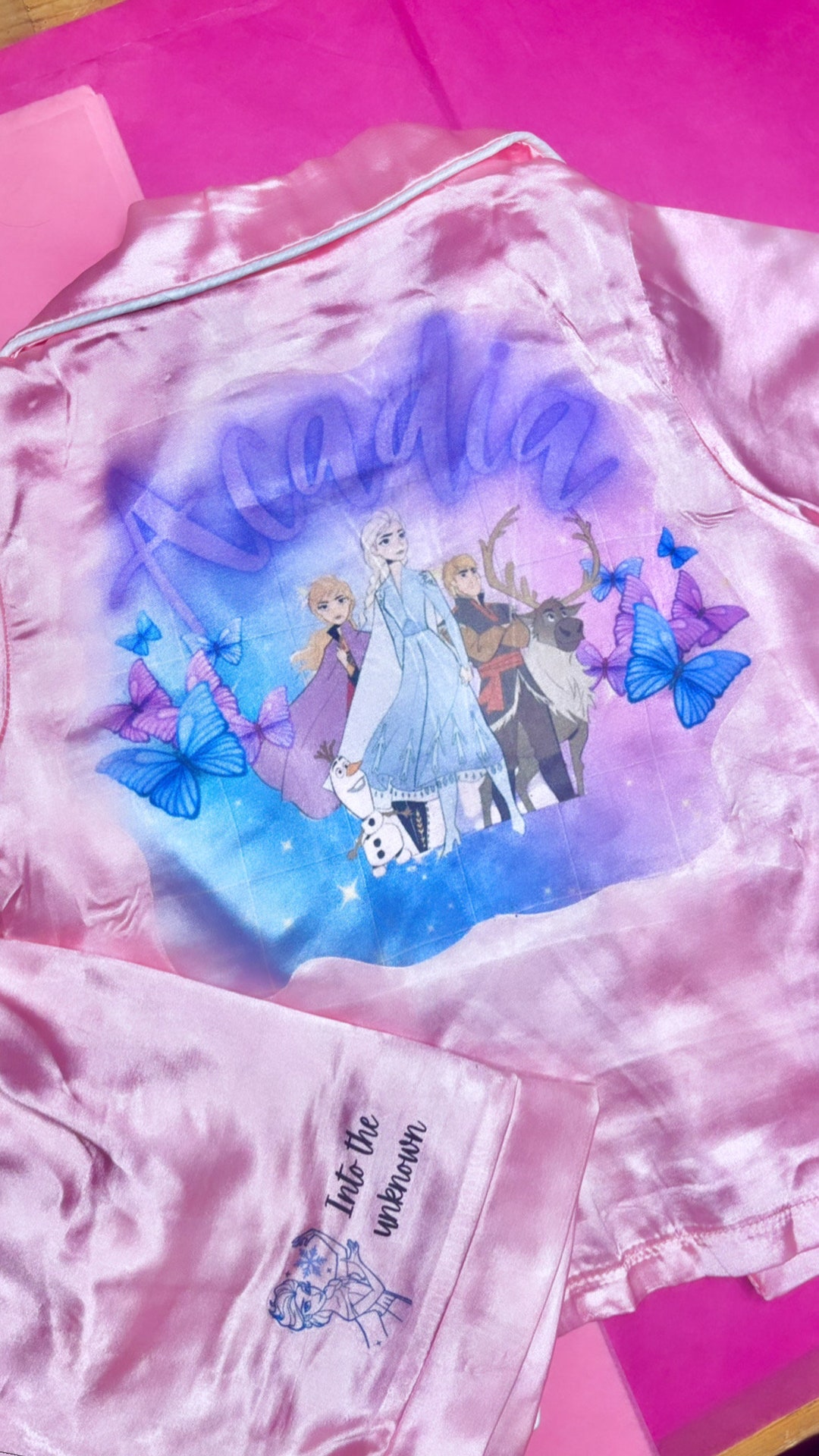 Custom Designed Pajamas, One-of-a-kind,signature Sleepwear, Unique ...