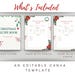 Christmas Recipe Book Template With Cover Editable in Canva | Digital ...