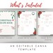 Christmas Recipe Book Template With Cover Editable in Canva Digital ...