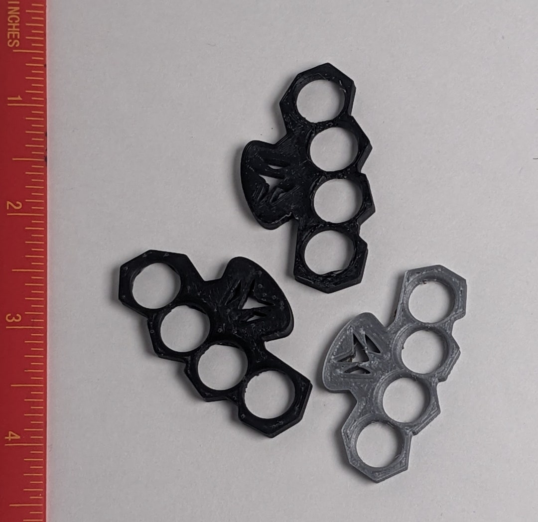 Mini Key-chain Brass Knuckles (plastic) - Etsy