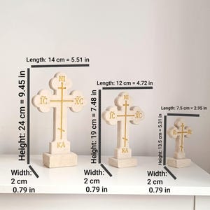 Orthodox Standing Cross, - Made of the Limestone, Religious Gift - Etsy