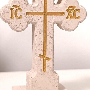 Orthodox Standing Cross, - Made of the Limestone, Religious Gift - Etsy