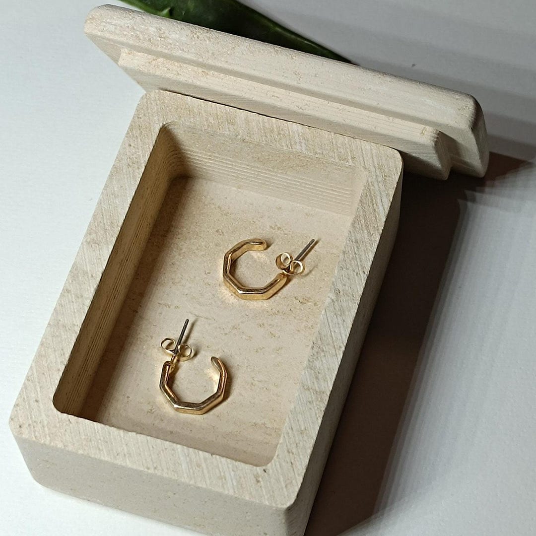 Luxury Stone Jewelry Box Set Minimalist Handmade Jewelry Storage ...