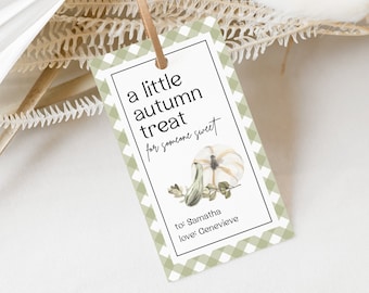 Fall Treat Gift Tag Printable: Sweet Appreciation (PDF) - Etsy