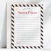 Printable Letter to Santa | Christmas Stationery, Editable Santa Letter ...