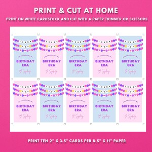 Buy Printable Taylor Swift Birthday Party Favor Tag | Eras Birthday ...