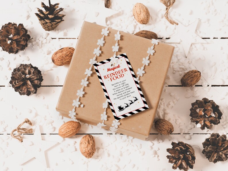 Reindeer Food Printable | Christmas Eve Box, Printable Magical Reindeer ...