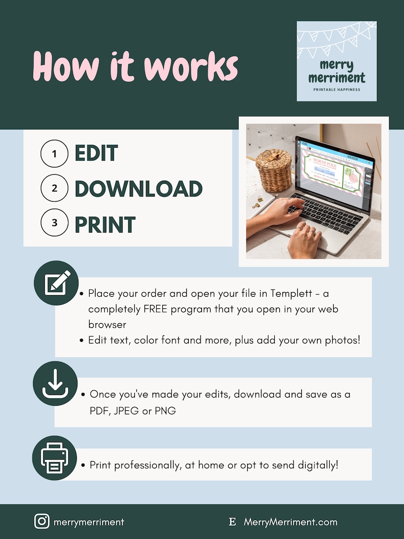 Editable Delayed Gift Notice | Late Christmas Gift Letter From Santa ...