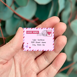 Printable Miniature Love Letters With Envelope | Mini Love Letter ...