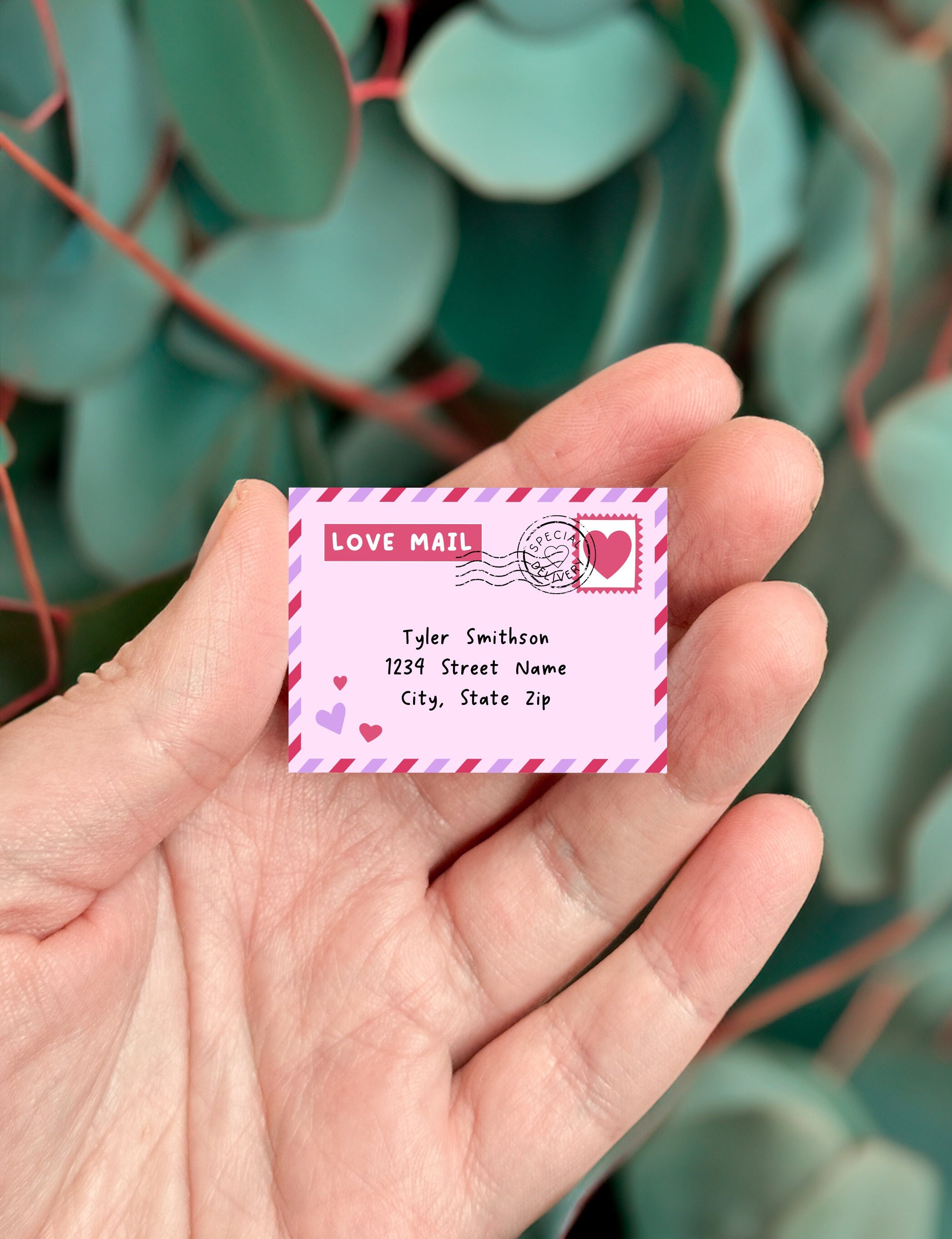 Printable Miniature Love Letters With Envelope | Mini Love Letter ...