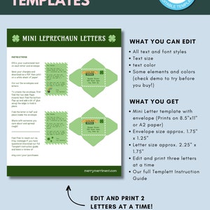 Mini Leprechaun Letter for Kids | Leprechaun Trap, St Patrick's Day Kid ...