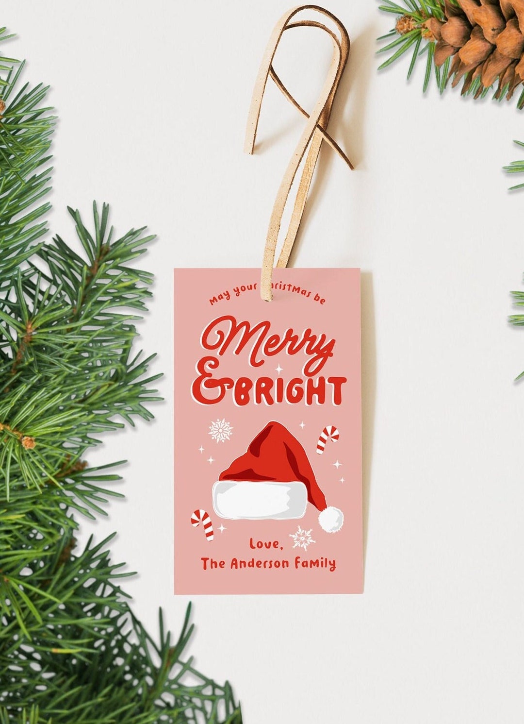 Editable Christmas Gift Tag | Printable Holiday Gift Tags, Christmas ...