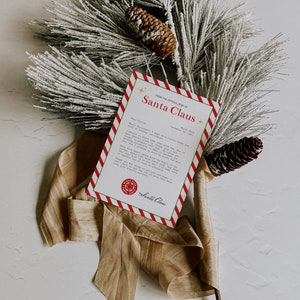Editable Delayed Gift Notice | Late Christmas Gift Letter From Santa ...