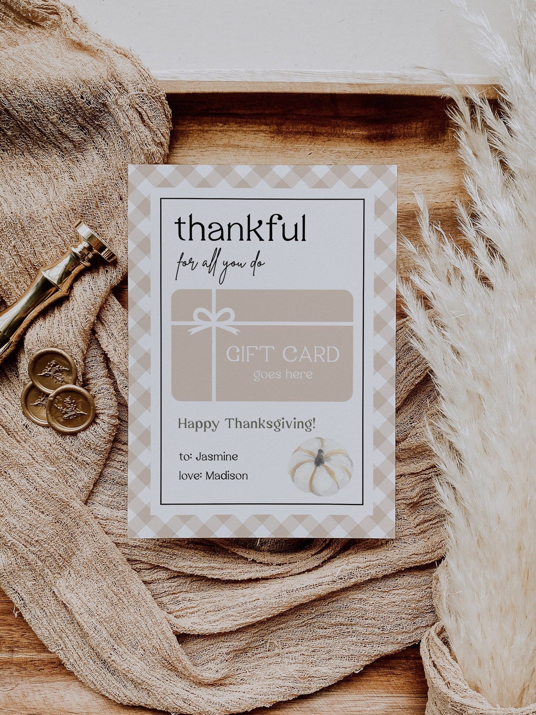 Thanksgiving Gift Card Holder | Teacher Appreciation, Staff Gift ...