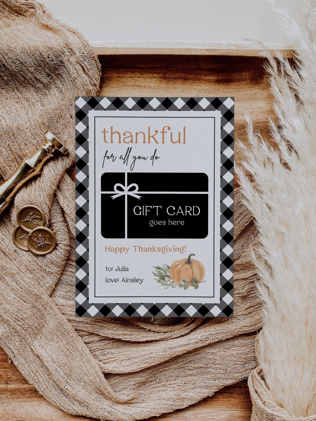 Thanksgiving Gift Card Holder | Teacher Appreciation, Staff Gift ...
