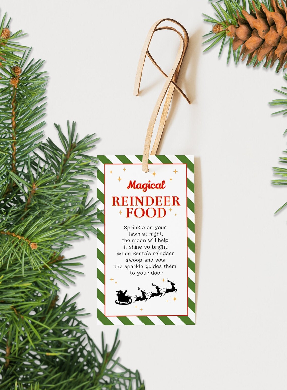 Magic Reindeer Food | Printable Magical Reindeer Food Tag, Reindeer ...