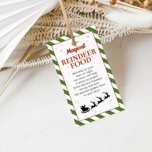 Magic Reindeer Food | Printable Magical Reindeer Food Tag, Reindeer ...