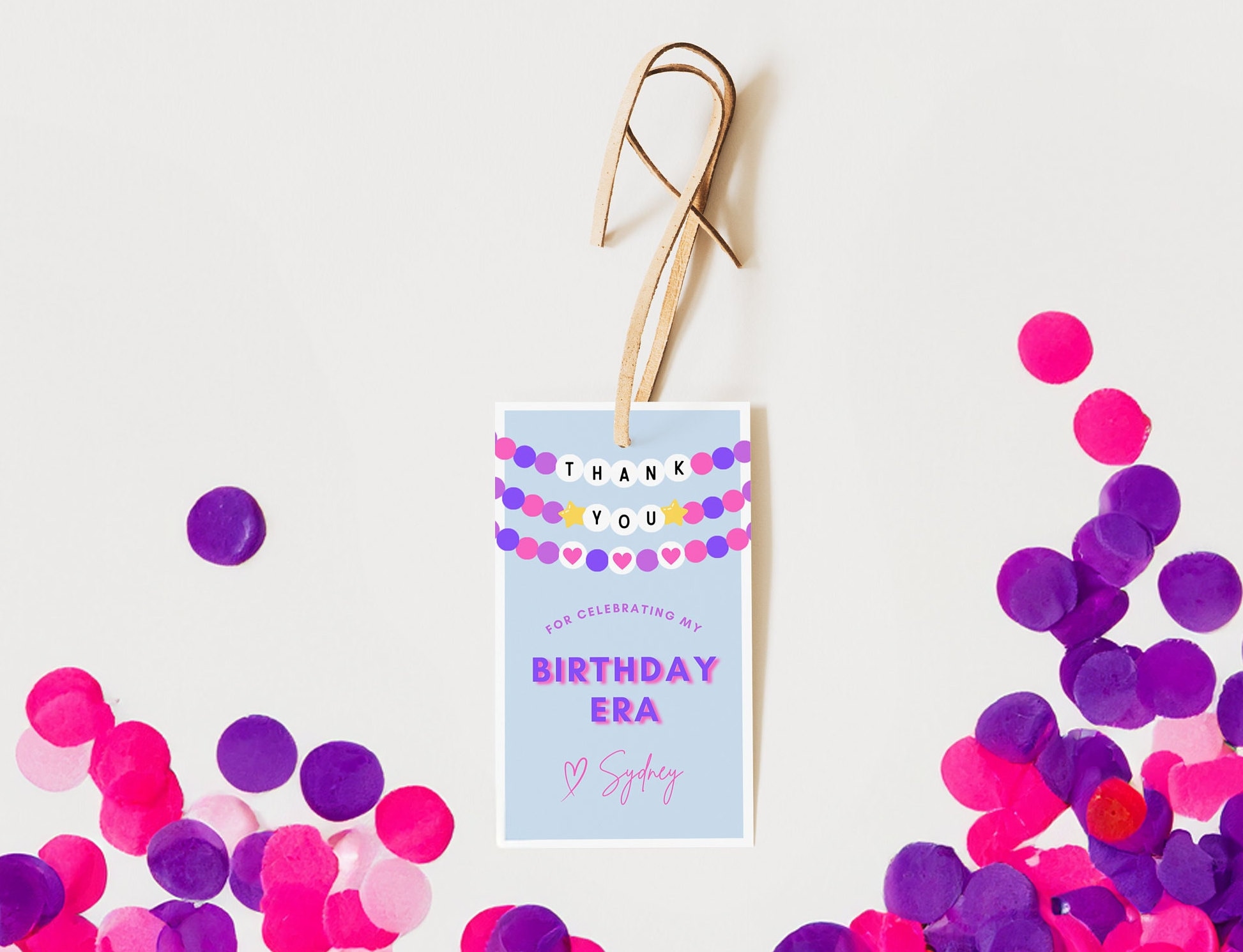Buy Printable Taylor Swift Birthday Party Favor Tag | Eras Birthday ...