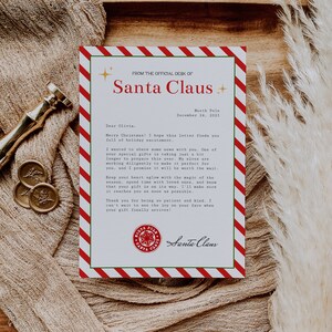 Editable Delayed Gift Notice | Late Christmas Gift Letter From Santa ...