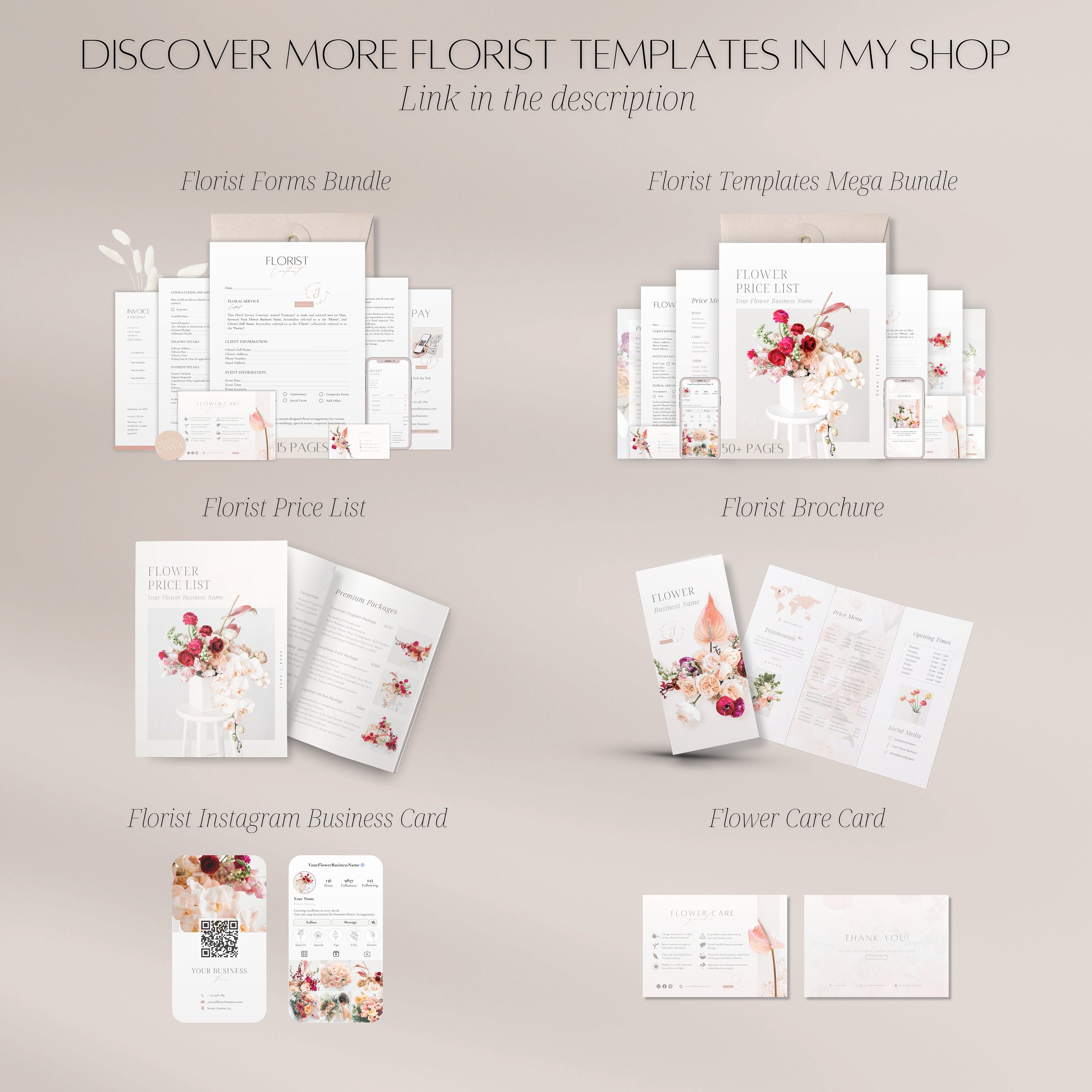 Florist Consultation Form Template, Editable Client Consultation Form ...