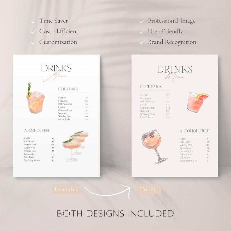 Mobile Bar Business Management Forms, Editable Bartender Order File ...