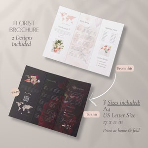 Florist Mega Bundle Templates, Editable Flower Services Contract ...