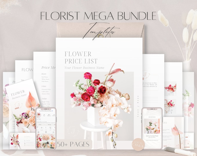 Printable Flower Shop Paper Craft & Activities for Kids PDF Instant ...