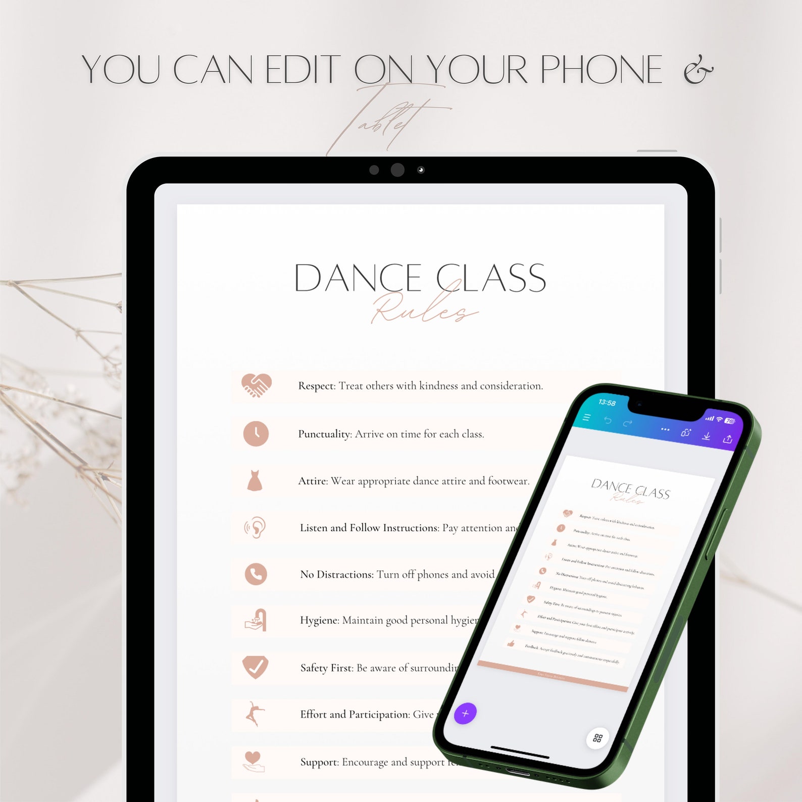 Dance Business Bundle Forms, Editable Dance Instructor Contract, Professional Dancer Services ...