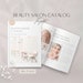 Beauty Salon Catalog Template, Editable Beauty Expert Magazine ...