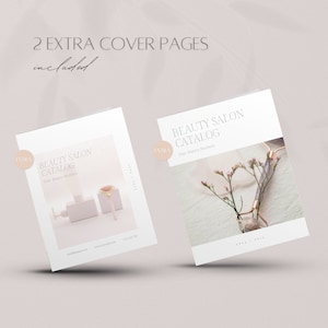 Beauty Salon Catalog Template, Editable Beauty Expert Magazine ...
