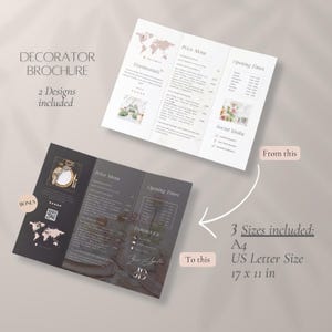Event Decorator Templates Bundle, Editable Event Decorating Contract ...