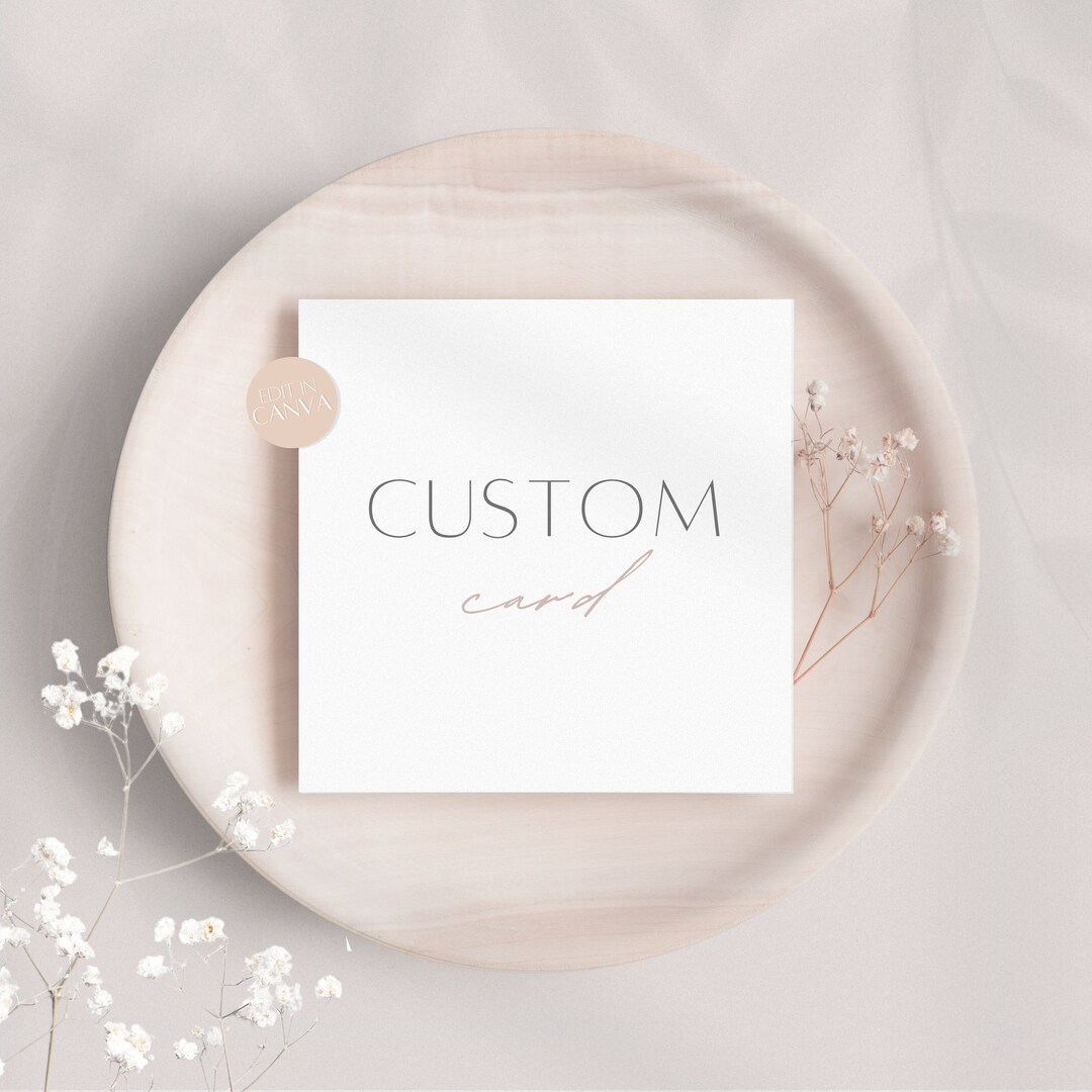 Premium Custom Card Order, Professional Business Service, Custom-made ...