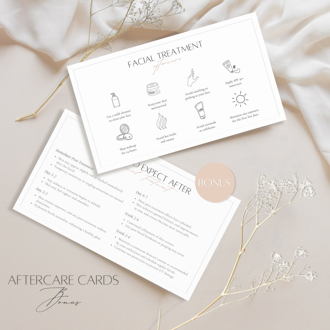 Facial Treatment Consultation Form, Editable Beauty Salon Service ...